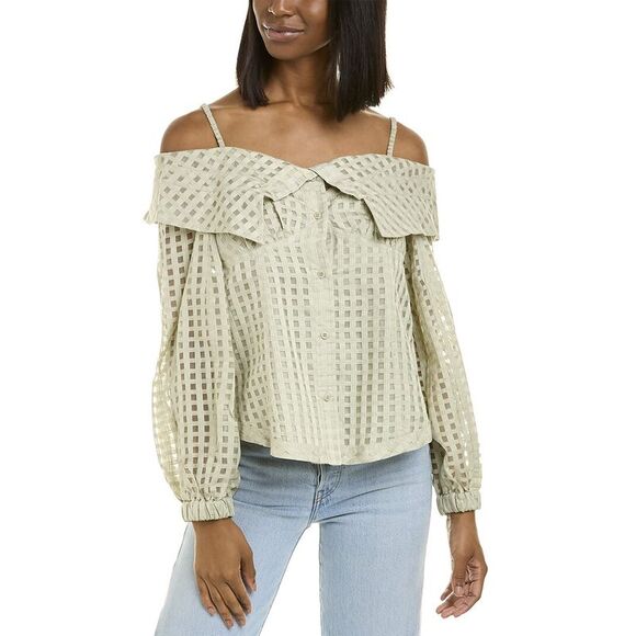 Simkhai | Tops | Simkhai Paulina Silkblend Top | Poshmark